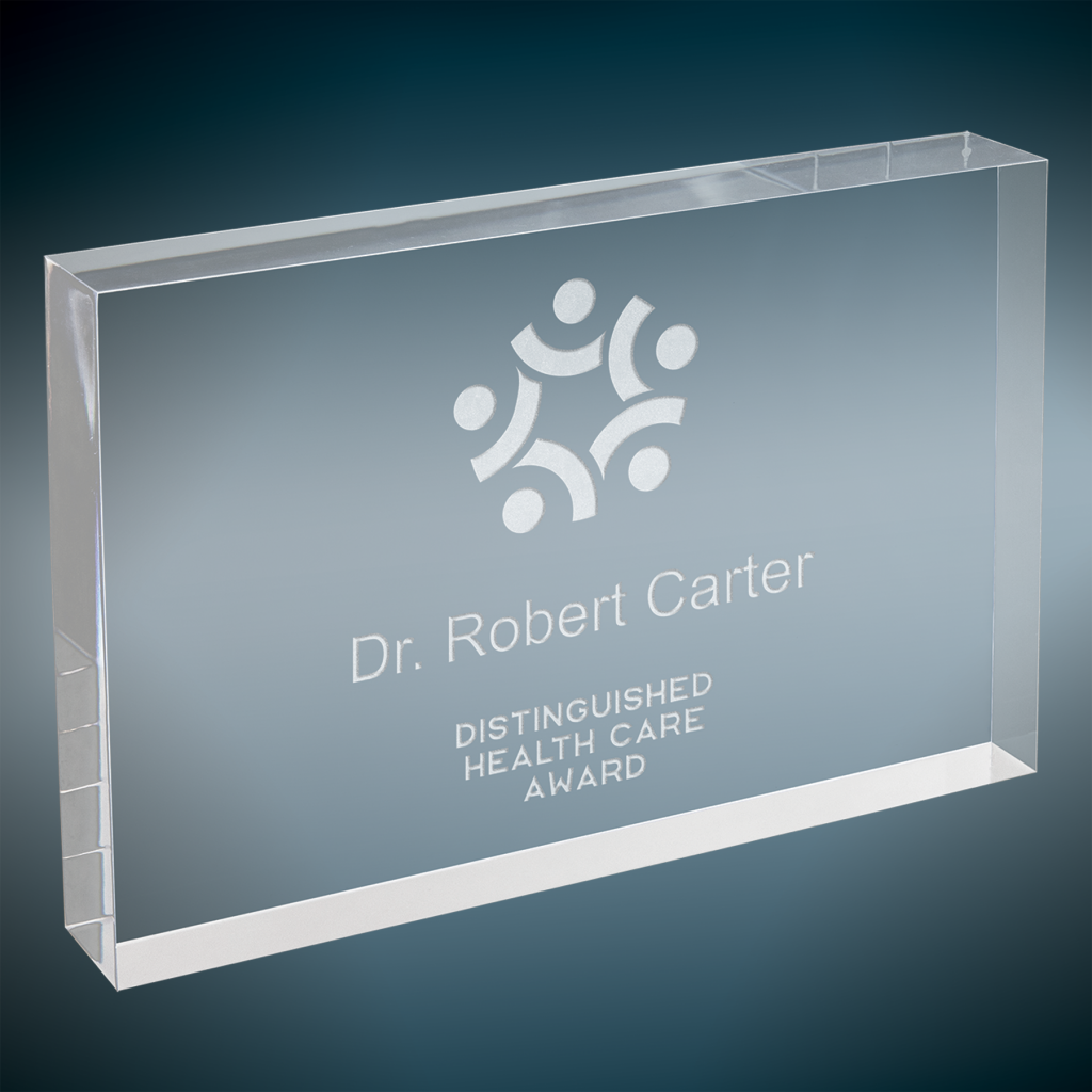 Piano Finish Plaque Clock – KLA Engraving