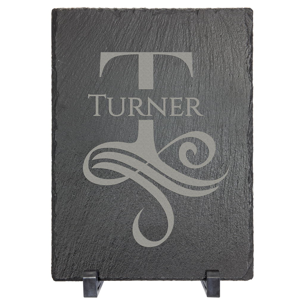 Rectangular Slate Décor with Stand – KLA Engraving
