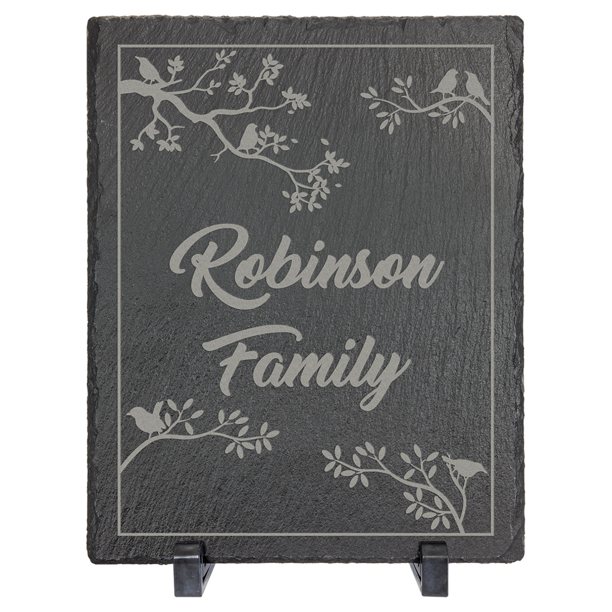Rectangular Slate Décor with Stand – KLA Engraving