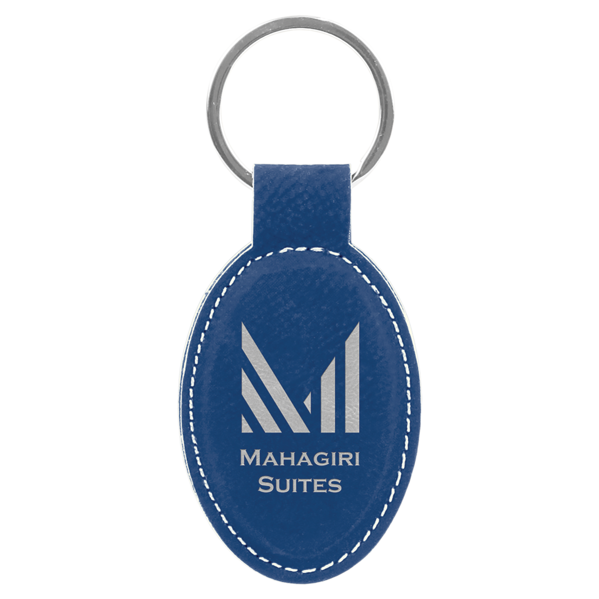 Leatherette Oval Keychain – KLA Engraving